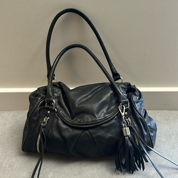 Botkier | Bags | Botkier Jackie Satchel Black Lambskin | Poshmark